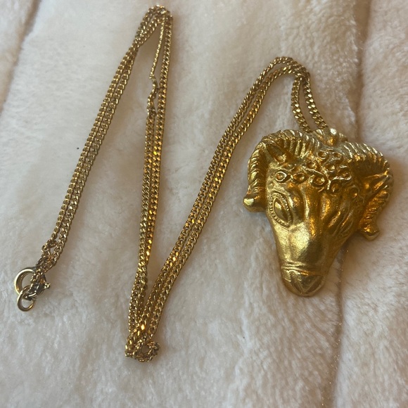 Mma | Jewelry | Mma Museum Of Modern Art Ram Necklace Brooch | Poshmark